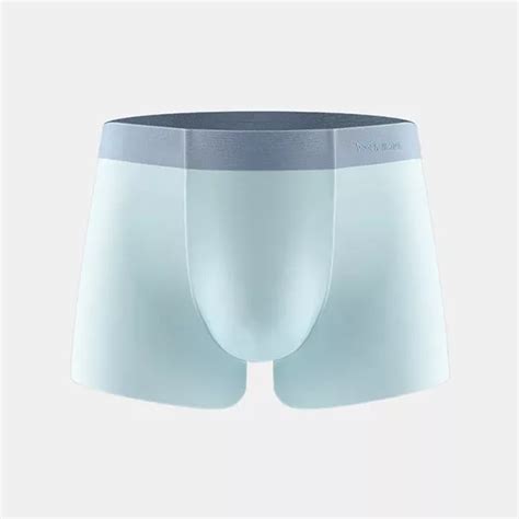 3pcs Mens Underwear Ice Silk Seamless Boxer