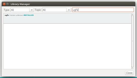Using Ugfx In Arduino