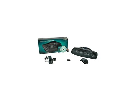 Logitech Mx 5500 Revolution Black Cordless Cordless Desktop Keyboard And Mouse Kit