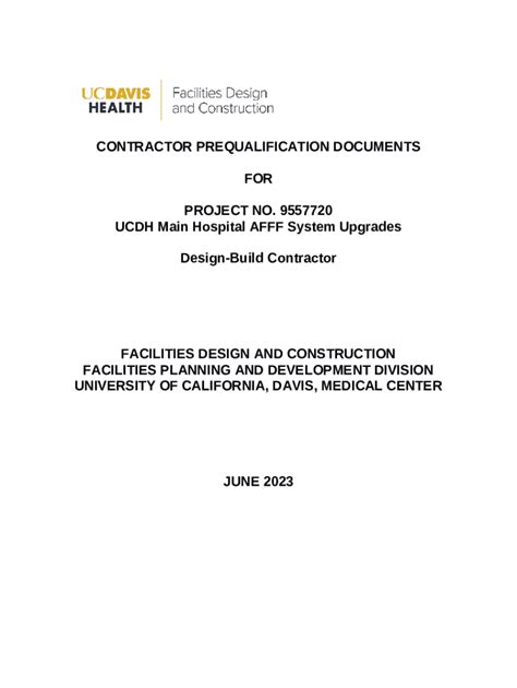 Ucdmc Facilities Support Services Building Doc Template Pdffiller