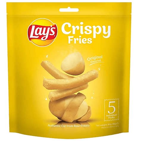 Lays Chip Crispy Fries Original 90g Shop Walter Mart