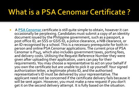Ppt Significance Of Psa Cenomar Powerpoint Presentation Free