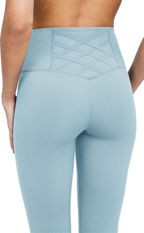 Yogalicious High Rise Squat Proof Criss Cross Yoga Pants For Women
