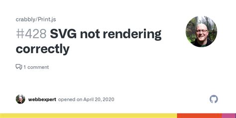 svg not rendering correctly · issue 428 · crabbly print js · github