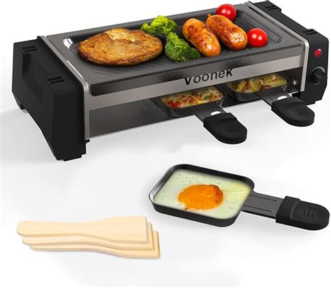 Voohek Raclette Table Grill Korean Bbq Grill Indoor