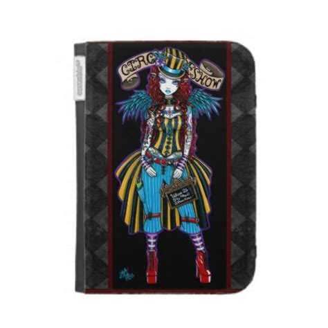 Layla Circus Sideshow Angel Kindle Case Steampunk Steampunk Art Gothic Fairy Faery Art