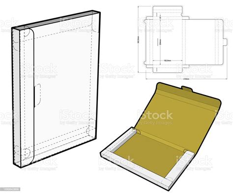 포장 봉투 및 다이 컷 패턴 조립의 용이성 접착제에 대한 필요가 없습니다 Eps 파일은 전체 스케일이며 완벽하게 작동합니다 실제