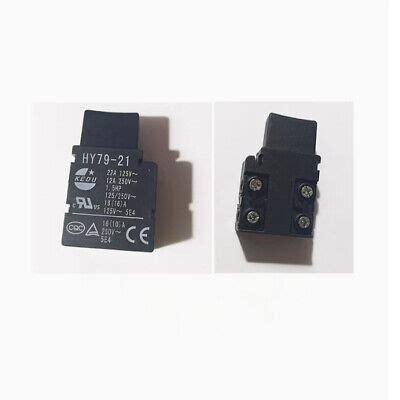 1pcs Hy79 21 125250v 2212a 15hp Electric Tool Trigger Push Button
