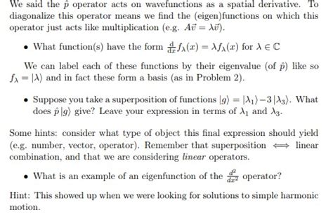 solved we said the f operator acts on wavefunctions as a