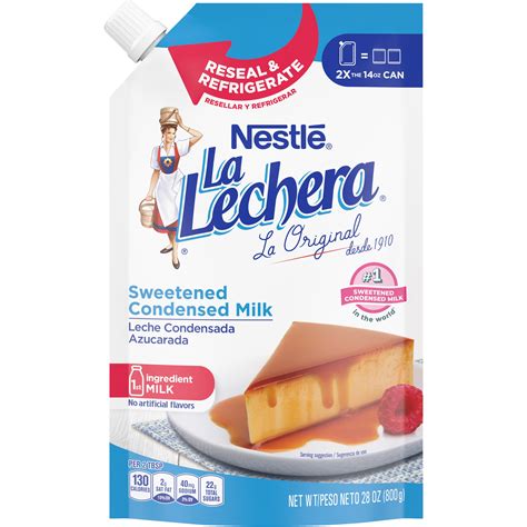 Sweetened Condensed Milk Resealable Doypack Official La Lechera®