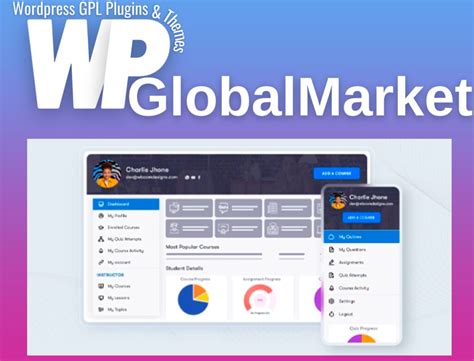 LearnDash LMS Dashboard Addon Wordpress GPL Plugin And Theme Market
