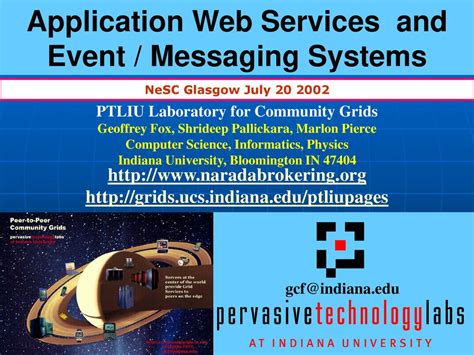 Application Web Services And Event Messaging Systems Ppt Download