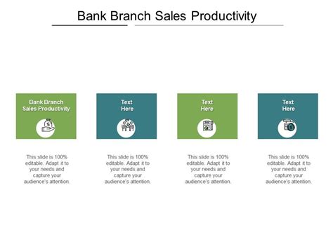 Bank Branch Sales Productivity Ppt Powerpoint Presentation Inspiration Professional Cpb