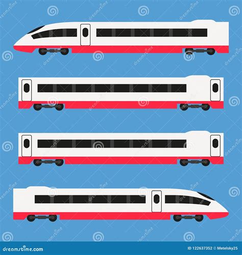 Bullet Trains Side View