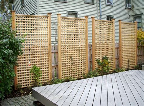 Patio Privacy Lattice Panels Patio Ideas