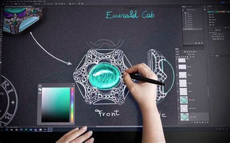 bvlgari roman esedra sautoir computer drawing
