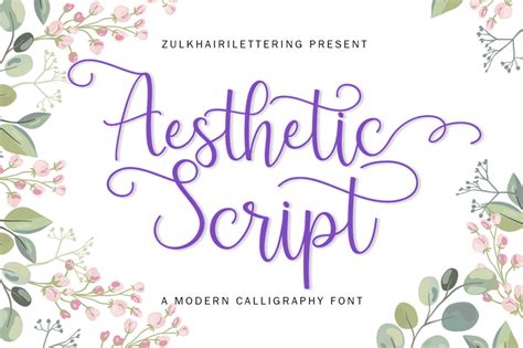 Aesthetic Script Font