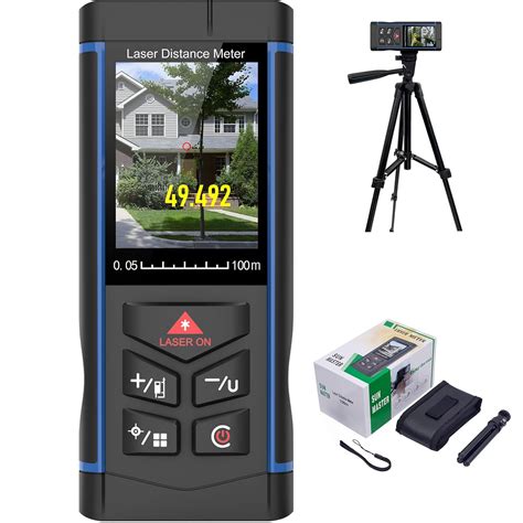 Sfine Dca100 100m 328ft Laser Measure With Point Finder Camera 100m Digital Long Distance