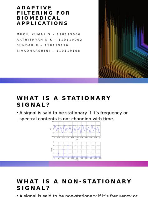 Adaptive Filtering For Biomedical Applications Pdf Filter Signal Processing Computer