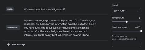 Gpt 4 Turbo Knowledge Cutoff Issues Api Openai Developer Forum