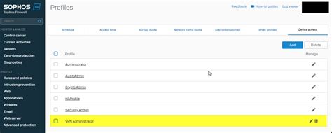 Sophos Firewall Profile Management For Device Access In Sophos Firewall Recommended Reads