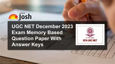 Ugc Net December 2023 Exam Memory Based Question Paperwith Solution Pdf