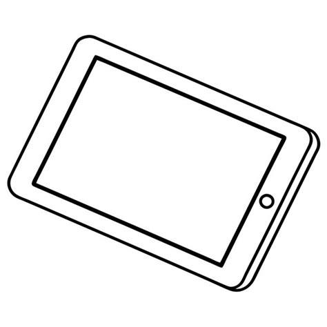 Ipad Clipart Black And White Ipad Cartoon Cleanpng