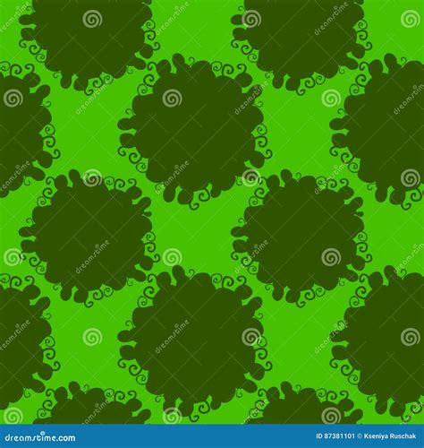 Blob Pentagonal Seamless Pattern Stock Vector Illustration Of Drops