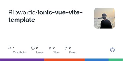 Github Ripwordsionic Vue Vite Template