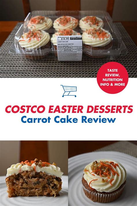 Costco Kirkland Signature Carrot Mini Cakes Review Easy Easter Dessert Idea