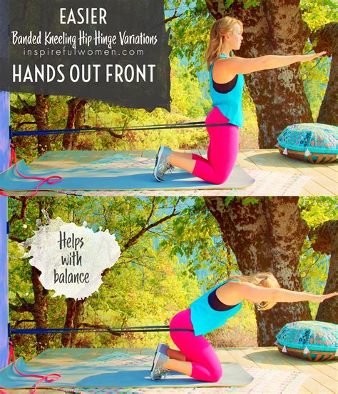 Band Kneeling Hip Hinge Inspireful Women