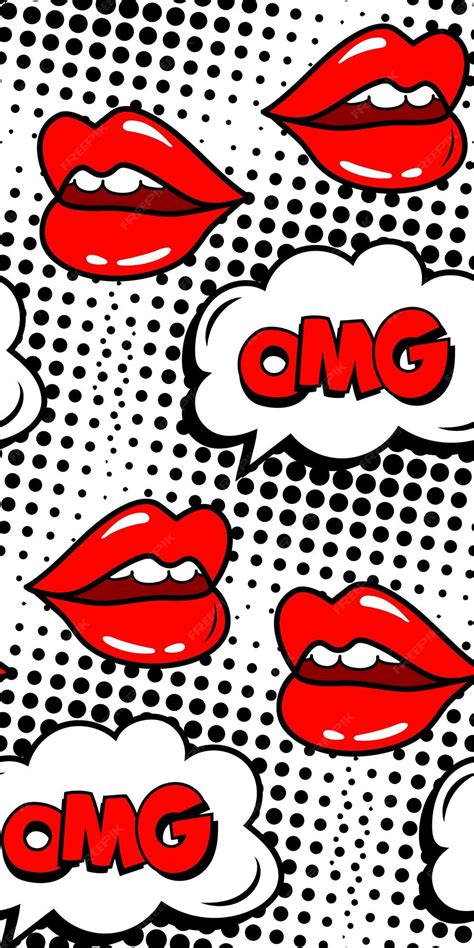 Premium Vector Pop Art Patterns Background