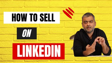 how to sell on linkedin