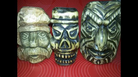 Статуэтки из дерева своими руками Скульптура Деревянный череп Wood ...