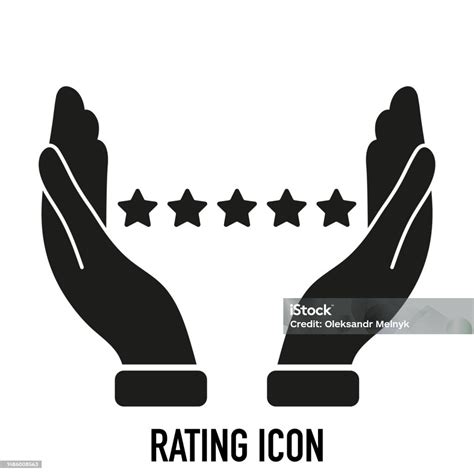 고객 만족 아이콘 별 다섯 개를 들고 있는 손 벡터 등급 아이콘입니다 1위에 대한 스톡 벡터 아트 및 기타 이미지 1위 계급 고객 Istock