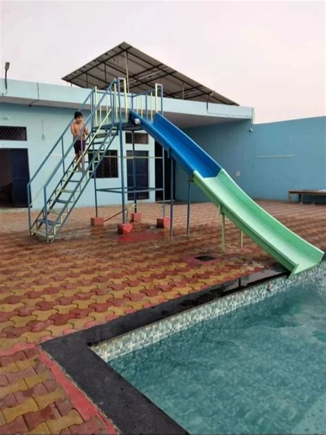 Frpfibre Reenforced Plastic Blue Frp Water Park Pool Slide At ₹ 20000piece In New Delhi
