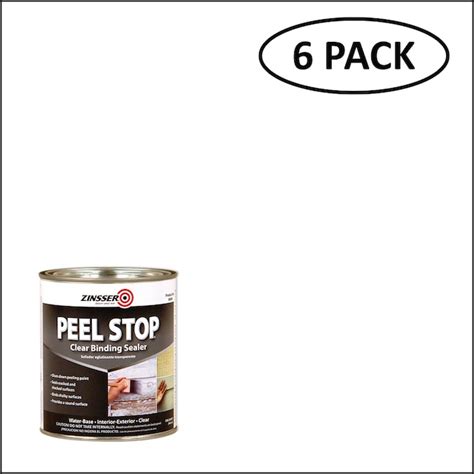Zinsser Peel Stop Interior Exterior Multi Purpose Water Based Wall And Ceiling Primer 1 Quart