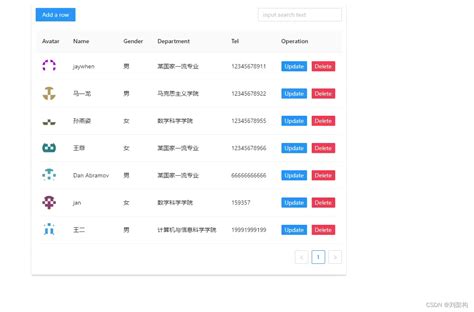 Spring Boot 整合 前端框架 React 增删改查附源码springboot 与react开发源码 Csdn博客