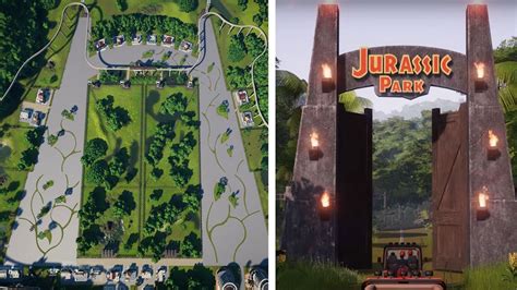 Jurassic Park Gate Template