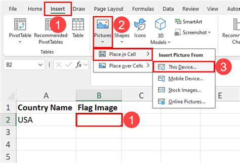 5 Ways To Insert A Country Flag In Excel Cell How To Excel