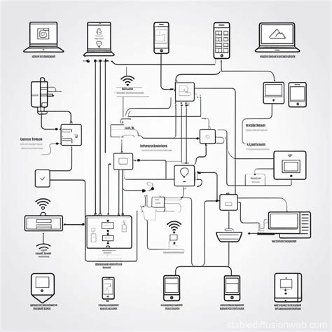 Flowchart Of User Interactions In Home Automation App Stable Diffusion Online