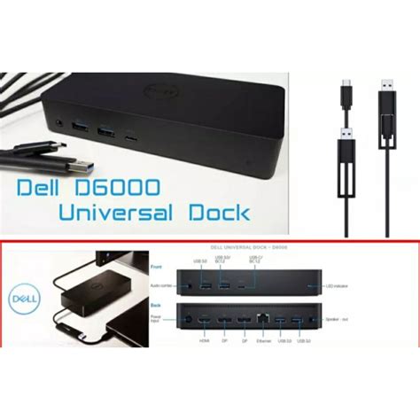 Dell D6000 Docking Station [triple 4k Monitors] Shopee Malaysia