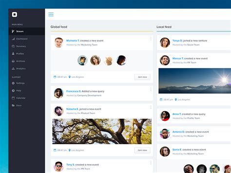 Activity Feed Ui By Pierluigi Giglio On Dribbble