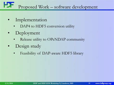 Ppt Access Hdf5 Datasets Via Opendaps Data Access Protocol Dap