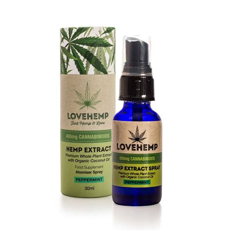 Love Hemp 400mg Cbd Oil Spray 30ml Cbd Hemp Oil Uk