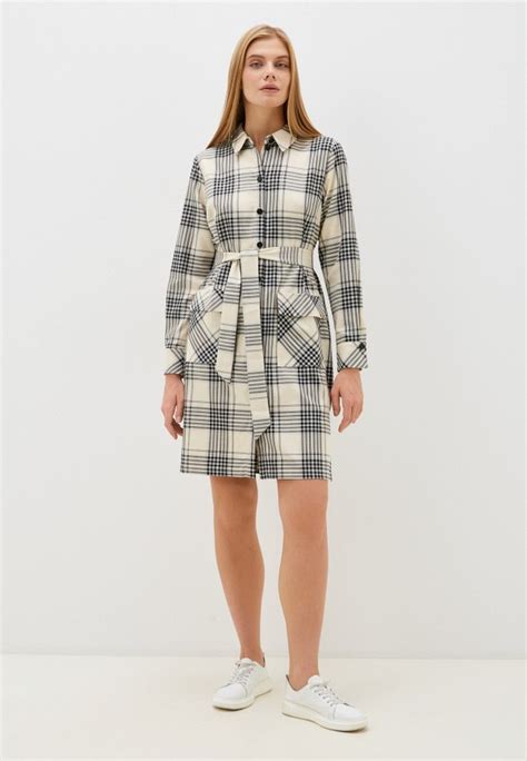 Платье Salko Lamoda Exclusive, цвет: бежевый, MP002XW19WVD — купить в ...