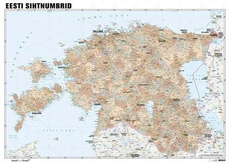 Estonian Postal Codes Regio