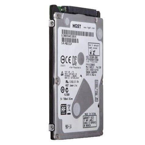 HGST 500G HTS545050A7E680 5400RPM SATA 2.5" Laptop HDD Hard Disk Drive ...