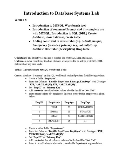 db lab week 5 pdf table database data management software