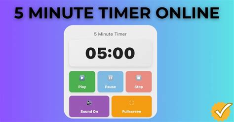 5 Minute Timer Online No Download Required Free Web Timer